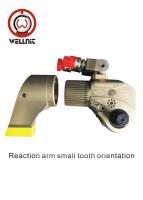 China 1 Inch Alloy Handheld Hydraulic Tools Torque Wrench With 360° Reaction Arm for sale