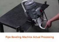 China Carbon Steel Portable Plate Beveling Machine Electric Hand Held Plate Beveler for sale