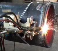 China Portable Pipe Cutter Gas Welding Accessories Automatic Motor Drive AC220V 50Hz for sale