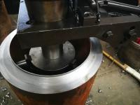 China Small Size Inside Mounted Handheld Beveling Tool Penumatic  Driven No Spark for sale