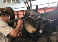 China Split Frame Pneumatic Pipe Cutting And Chamfering Machine Surface Smoothly for sale