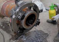 China Split Frame Pneumatic Pipe Cutting And Chamfering Machine Surface Smoothly for sale