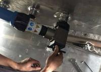 China Inside Mounted Pipe Cutting Machine Cold Groove Machine Manual Process for sale