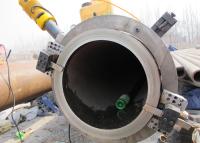 China Clamshell Pipe Cold Cutting And Beveling Machine Automatic Feed 2KW Power for sale