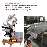 China Automatic Clamping Beveling Machine / Plate Edge Milling Machine For Plate And Pipes for sale