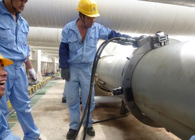 China 5.5 KW Hydraulic Pipe Cutting And Beveling Machine , Pipe Cutter And Beveler for sale