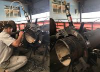 China Split Frame Portable Pipe Cutting And Beveling Machine Of Stainless Steel for sale