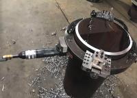 China Split Frame Portable Pipe Cutting And Beveling Machine Of Stainless Steel for sale