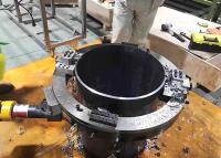 China CE Portable Horizontal Pipe Cutting And Beveling Equipment Split Frame for sale