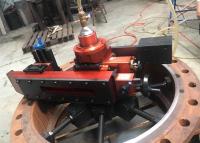 China Auotomatic Feeding Pneumatic Motor Portable Flange Facing Machine for sale