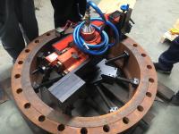 China Pneumatic ID Mount Portable Flange Facer For Pipe for sale