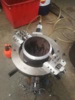 China 610mm 11r/Min Orbital Pneumatic Pipe Cutting Beveling Machine for sale