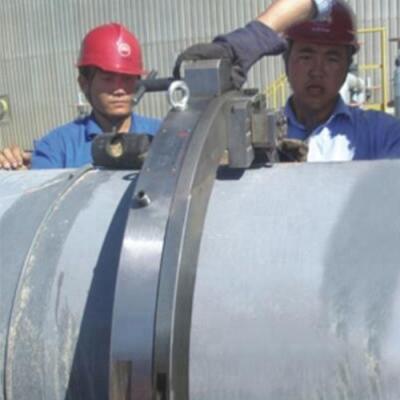 China Stainless Steel 2KW 8r/Min Pipe Cutter And Beveler for sale