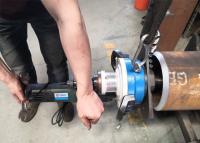 China 30r/Min Pneumatic Cold Beveling Machine 2kwv For Welding for sale