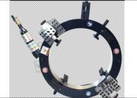 China Split Frame Pipe Cold Cutting And Beveling Machine Pnuematic Cutter for sale