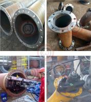 China 42r/Min 50mm Mounted Flange Facing Machine Symmetrical Plate Structure for sale