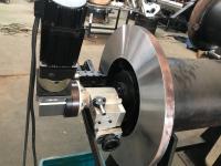 China Water Line Sealing Beveling Flange Facer Machine Intermittent Cutting for sale