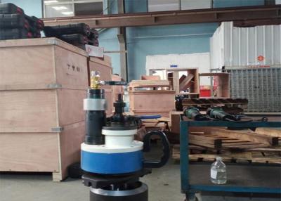China Pneumatic Chamfering Steel Pipe Beveler 35r/Min Manual Feed for sale