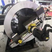 China Flange Electric Pipe Beveling Machine 42r/Min Cutting for sale