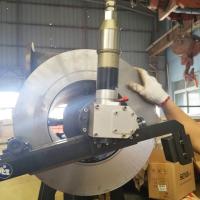 China Flange Electric Pipe Beveling Machine 42r/Min Cutting for sale