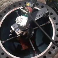 China Pneumatic 42r/Min Portable Flange Facing Machine 50mm Feed Stroke for sale