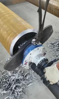 China Tube End Stainless Steel Pipe Beveler Portable Chamfering 240mm For Chemical for sale