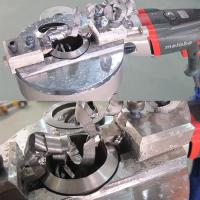 China Self Centering Chamfering Portable Pipe Beveling Tool Cold Processing for sale