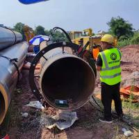China High Finish Pipe Cutting And Beveling Machine OD Mounted for sale