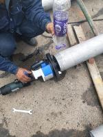 China ISE-159 35r/Min Pipe Cutting Beveling Machine 1500W 220V for sale