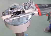 China Aluminum Alloy Clamped Pipe Chamfering Machine Thickness 12mm for sale