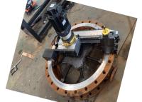 China Pneumatic ID Mount Portable Flange Facer Internal Flange Facing Machine for sale