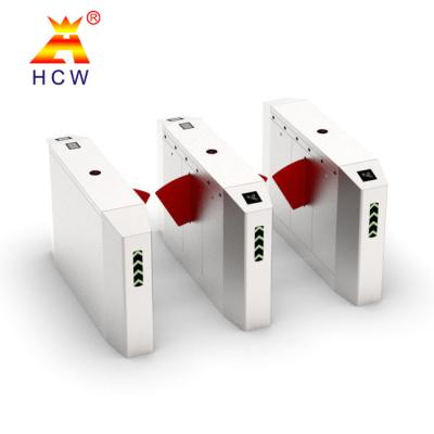 China Anti Pinch Retractable Flap Barrier Turnstile AC220V Wide Passage for sale