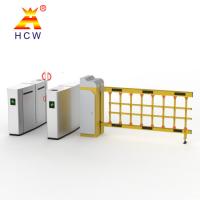 China 35 People / Minute Sliding Turnstile Barrier Gate Anti Shock Fault Self Checking for sale