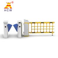 China IP65 Flap Barrier Turnstile Dynamic Temperature Measurement Face Recognition for sale