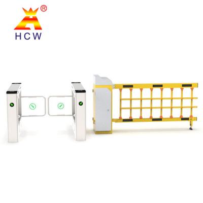 China Pedestrian 0.5 Seconds Swing Barrier Turnstile SS304 With Face Recognition for sale