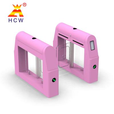 China 510mm Maximum Width Waist Height Swing Barrier Turnstile Gate for sale