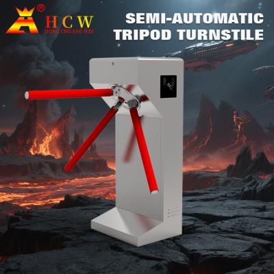 China SS304 Electrical Supermarket Security Tripod Turnstile Gate Three Roller Arm for sale