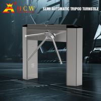 China Outdoor Pedestrian Channel Semi-Automatic Tripod Turnstile with People Counting Function for sale