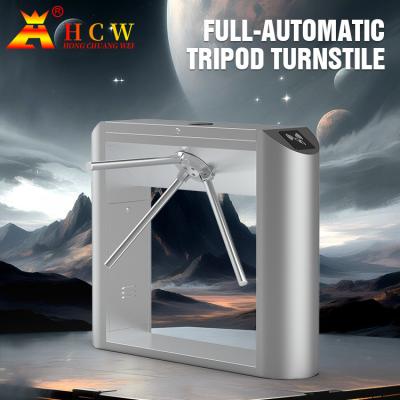 China SS304 Stainless Steel Full Automatic Three Arm Tripod Turnstile Gate for sale