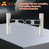 China Access Control Swing Barrier Turnstile RS232 Communication Port for sale