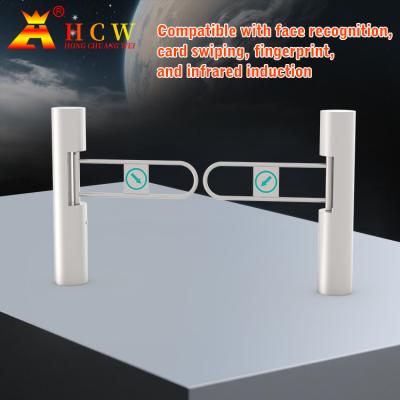 China Access Control Swing Barrier Turnstile RS232 Communication Port for sale