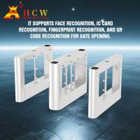 China HCW Electronic magnet Control Swing Barrier Turnstile Gate For Access Control for sale