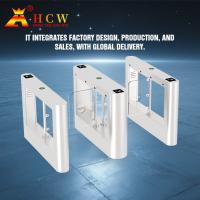 China 304 Stainless Steel Swing Gates for Pedestrian Access in Office Buildings, with IP42 Protection Rating for sale