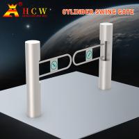 China HCW AC220V Swing Barrier Gate Bridge Type Single / Two Way Pedestrian Swing Turnstile Gate for sale