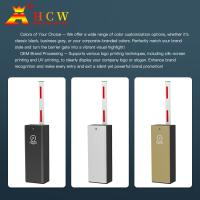 China HCW  Barrier Gate Ac220v Security 3.5m Length Best Waterproof Pole Dc24v  Parking for sale