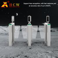 China Bi Direction Speed Turnstile Gate 0.3s High Speed With Face Fingerprint Recognition for sale