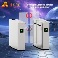 China 304 Stainless Steel Sliding Turnstile Barrier Gate High Security Infrared Anti Pinch for sale