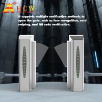 China Gym Smart RFID Card  Flap Barrier System Access Control Turnstile Gate for sale