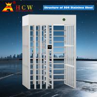 China 304 Stainless Steel 2000mm Full Height Turnstile Security Doors For Football Stadium for sale