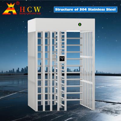 China 304 Stainless Steel 2000mm Full Height Turnstile Security Doors For Football Stadium for sale
